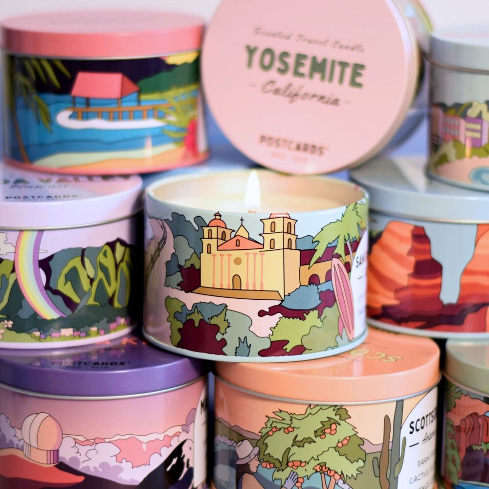 Waikiki Beach, Oahu 📍 8oz Candle – Postcards
