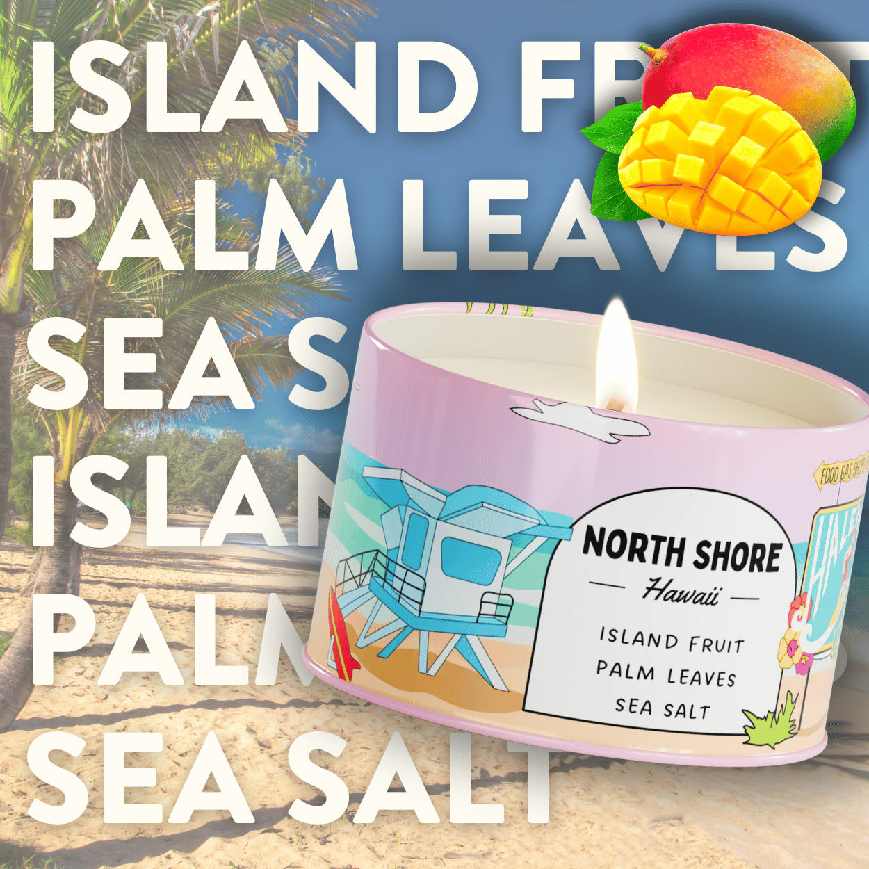 Waikiki Beach, Oahu 📍 8oz Candle – Postcards